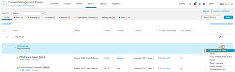 Migrate Ftd Ha Failover To Another Fmc Cisco