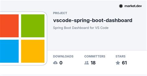 Vscode Spring Boot Dashboard Ecosystem Directory Marketdev