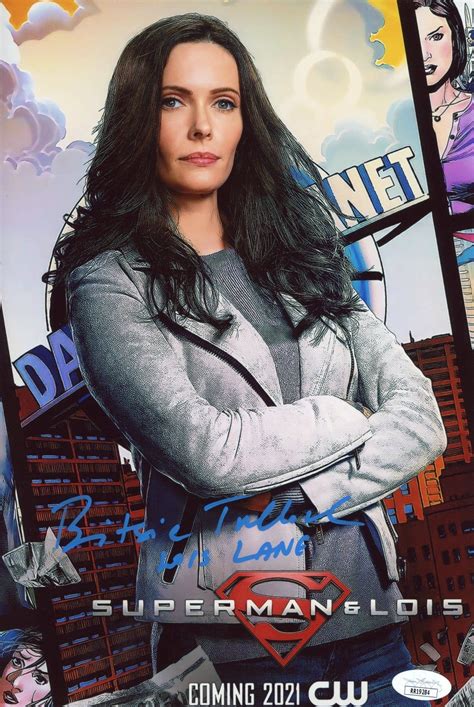 Elizabeth Bitsie Tulloch Superman And Lois 8x12 Signed Photo Jsa Coa