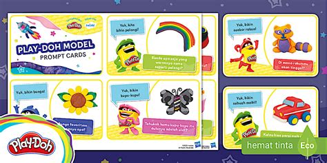 Membuat Model Play Doh Seru