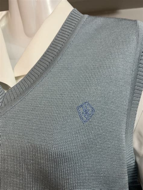 制服市場 神奈川県 横浜女学院中学校高等学校 制服夏4点 ブラウス・スカート・ベスト・ソックス