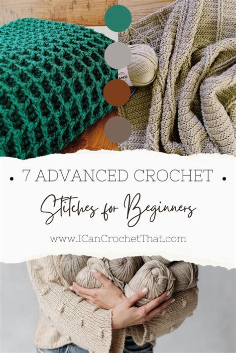 Advanced Crochet Stitches Learn Crochet Stitches For Beginners