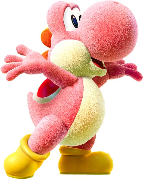 File Ycw Pink Yoshi Png Super Mario Wiki The Mario Encyclopedia