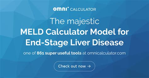 Meld Calculator Model For End Stage Liver Disease Omni