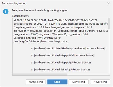Out Of Memory Problem · Freeplane Freeplane · Discussion 749 · Github