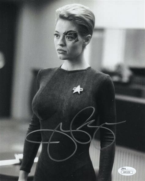 Jeri Ryan Hand Signed 8x10 Photo Very Sexy 7 Of 9 Star Trek Jsa