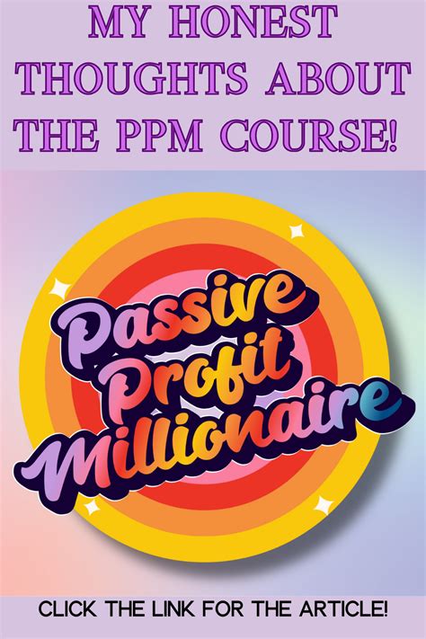 Passive Profit Millionaire Course Honest Thoughts Promote Book Marketing Process Passive