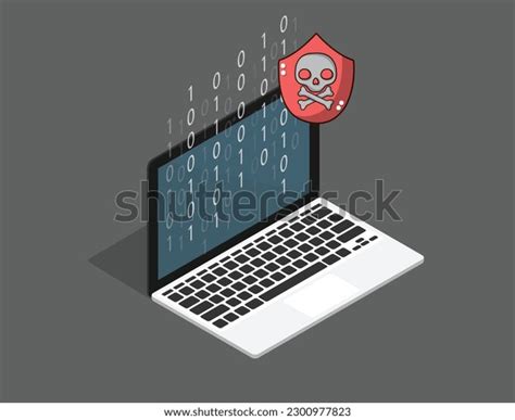 Collection Computer Virus Detection Icons System Stock Vector Royalty Free 2300977823