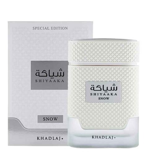 Khadlaj Shiyaaka Snow Edp For Men And Women Decant World Bd