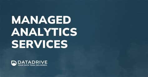 Datadrive On Linkedin Managed Analytics Services Transform Complex