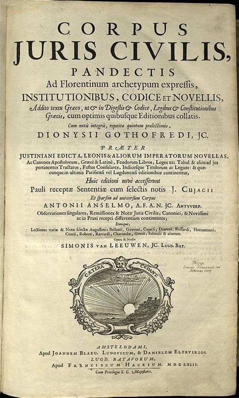 Corpus Juris Civilis Artofit