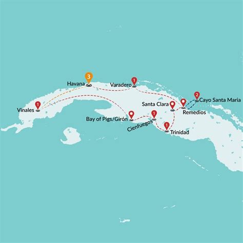 Varaderos Havana Map