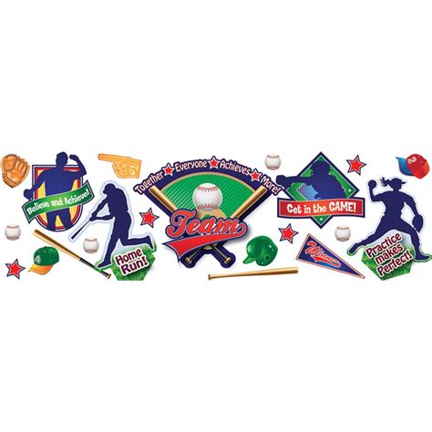 Baseball Bulletin Board Set Eu 847676 Eureka Classroom Theme