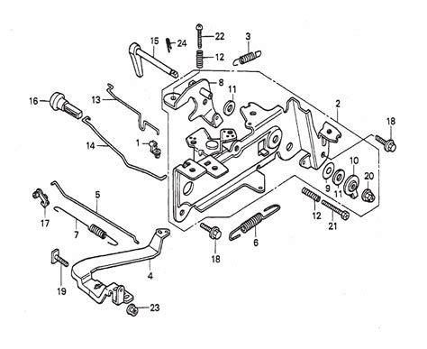 Jwn Series Honda Gx670taf Control Assembly Parts