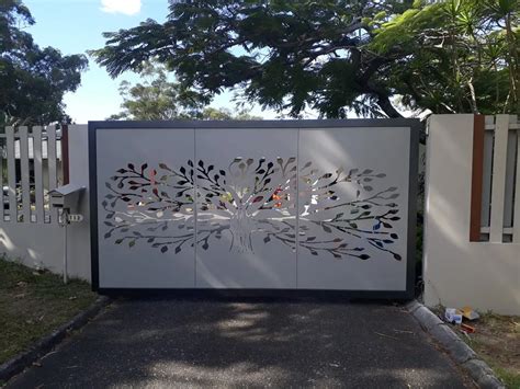 Decorative Aluminum Laser Cutting Gates Aluminum Laser Cut Screen Metal