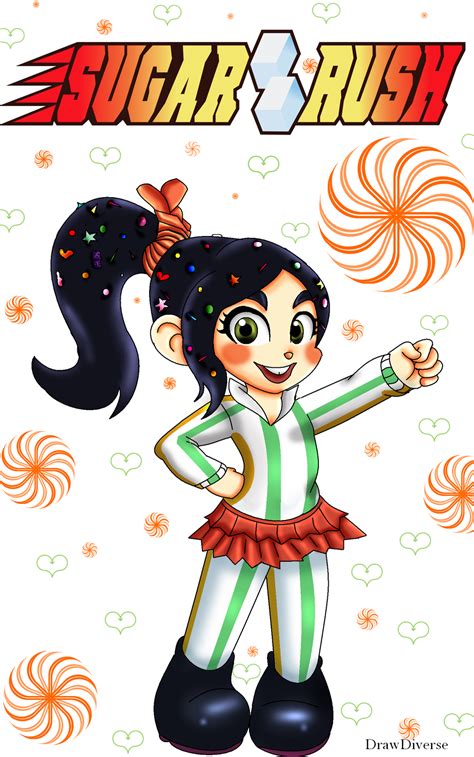 Sugar Rush Old Vanellope Von Schweetz By Drawduverse On Deviantart
