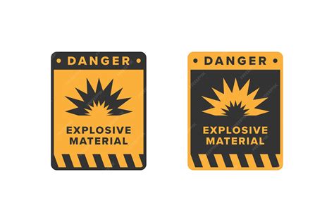 Premium Vector Explosive Icon Sign Design Vector Explosives Hazard