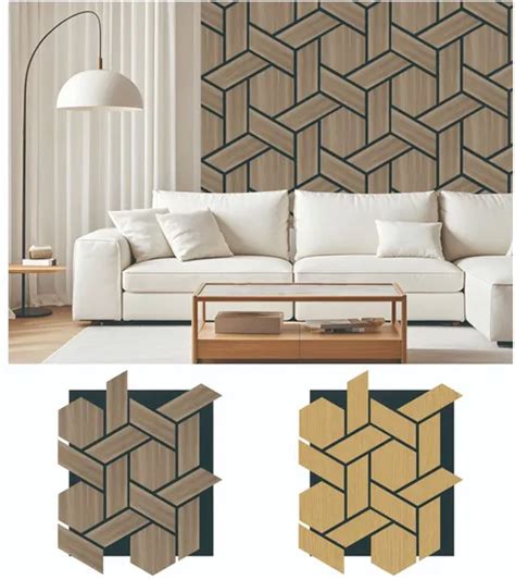 3d Exhibition Soundproofing Wooden Slats Wall Covering Mdf Wood Veneer