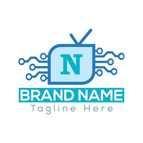 Premium Vector Abstract N Letter Modern Initial Lettermarks Logo Design