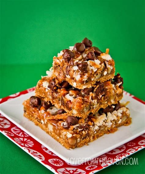 Chocolate Caramel Pretzel Seven Layer Bars Recipe