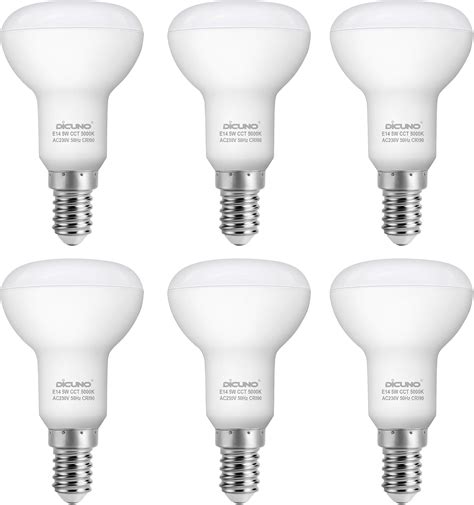 Dicuno E14 Led Light Bulb R50 Reflector Bulbs 5w 550lm 50w Halogen
