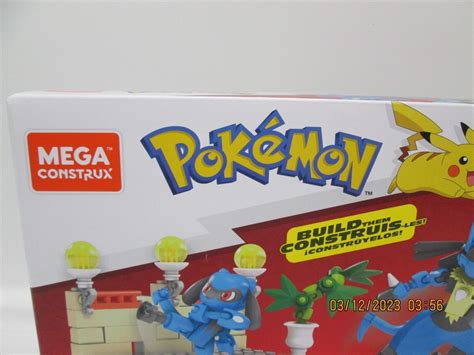 New Mega Construx Pokemon Riolu Evolution Set Hhy94 131 Pcs H2 4624002565