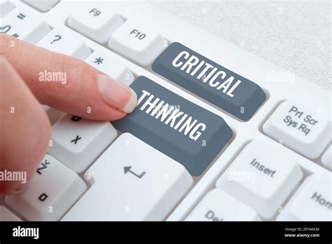 Handwriting Text Critical Thinking Internet Concept Sequence Of Stages Of A Project Requiring