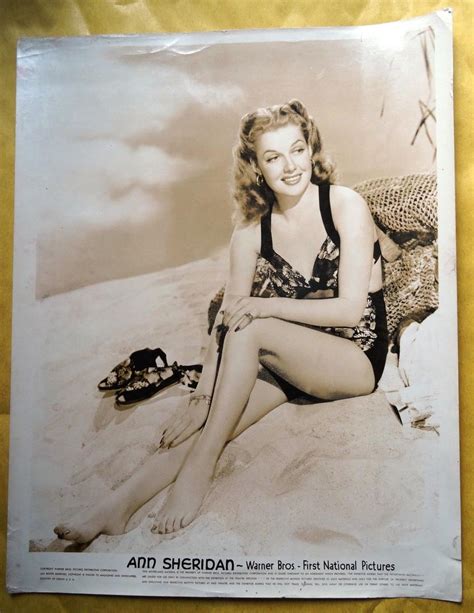 Ann Sheridan 2 Original Publicity Photographs Of The Actress 10x8