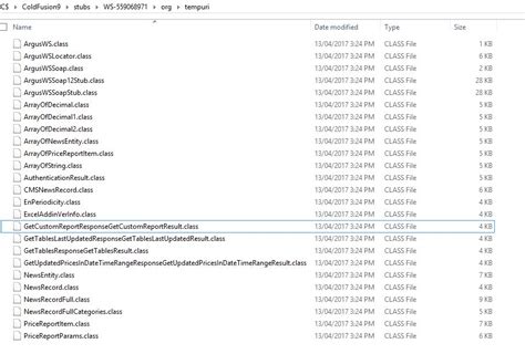Web Services Method Cannot Be Found When Invoking Webservice Api
