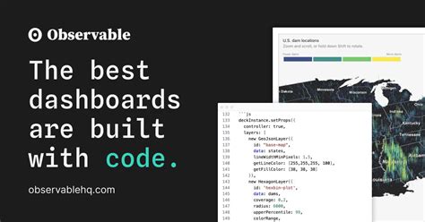 Observable On Linkedin The Best Dashboards Are Built With Code