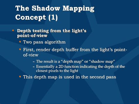 PPT Shadow Mapping With Todays OpenGL Hardware PowerPoint Presentation ID 3149940