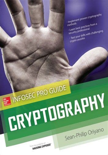 Cryptography Infosec Pro Guide Cryptography Books Science Books