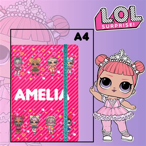 Personalised Notebook Lol Fringoo