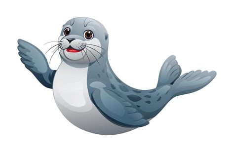 Seal Cartoon Vector Art Icons And Graphics For Free Download