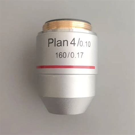 Biological Microscope Objective Lens Plan Din 4x Rms Thread 160017