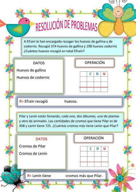Problemas Con Sumas Y Restas Worksheet Problemas De Sumas Suma Y