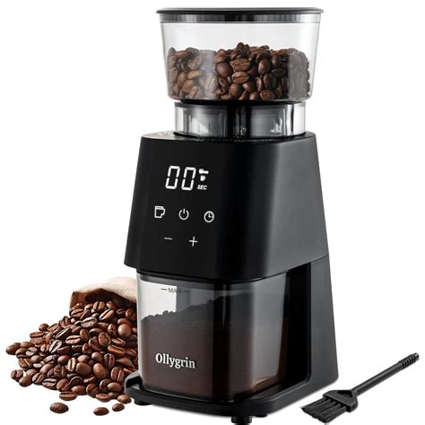 Ollygrin Conical Burr Coffee Grinder Electrical Burr Grinder With