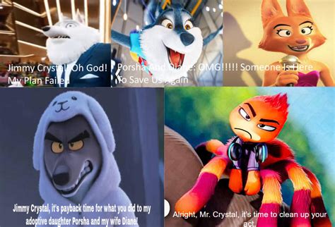 Tarantula Helps Mr Wolf To Revenge On Mr Crystal By