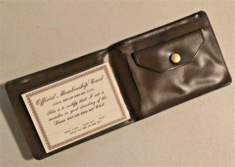 Vintage 1950s Lassie Get Up And Go Club Wallet Nos Very Rare 2480