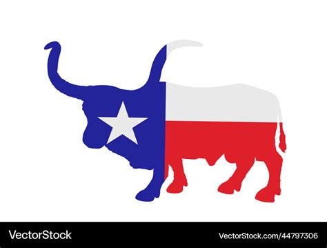Longhorn Cattle Silhouette