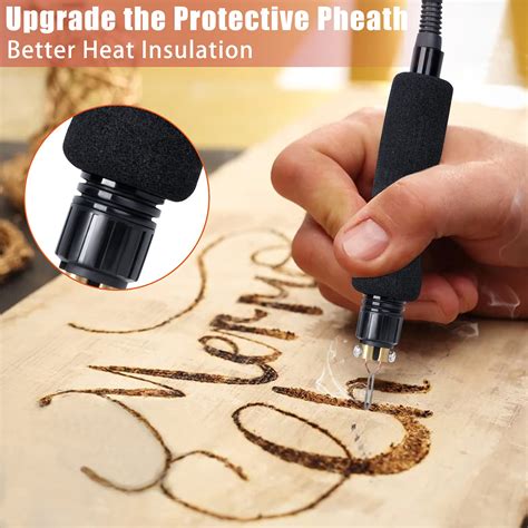Wood Burning Station Preciva Wood Burning Pen Tool Set With Fast Heat