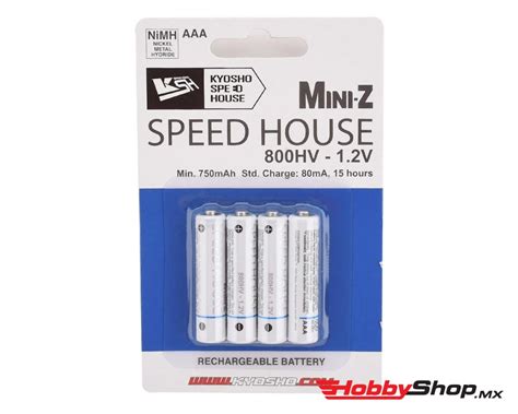 Kyosho Speed House 800hv Nimh Batteries For Mini Z Aaa Size 4pk