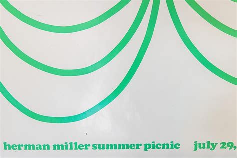 Herman Miller Summer Picnic Chocolate Cake Poster By Stephen Frykholm