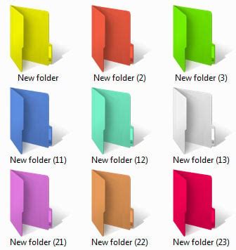 How To Change Color Of Folders In Windows 7 Colorize Folders