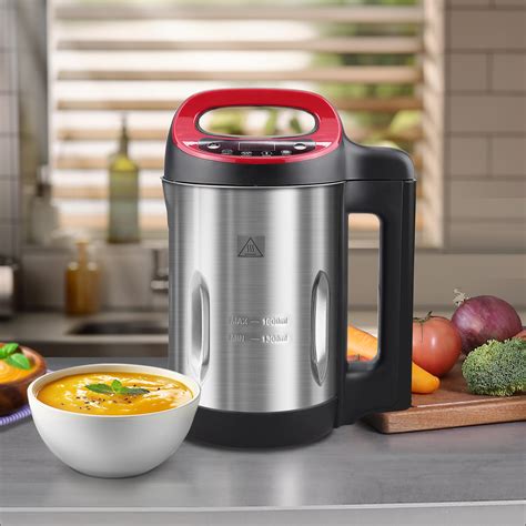 1 6l Soup Maker Machine Stainless Steel Programmable Soup
