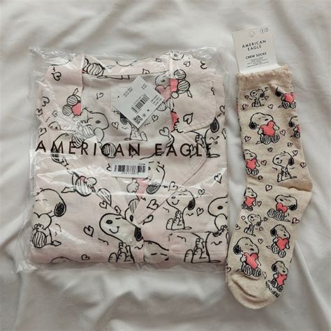 American Eagle Outfitters Intimates And Sleepwear New American Eagle X Peanut Snoopy