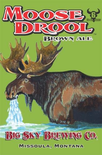 Big Sky Brewing Company Moose Drool Brown Ale 6 Cans 12 Fl Oz Pick