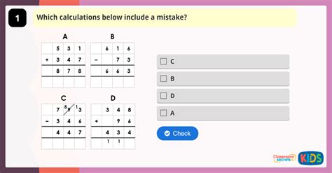 Year 3 Add And Subtract Numbers With Up To 3 Digits Game Classroom