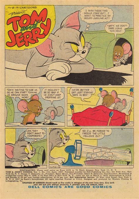 Read Online Tom And Jerry Comics Comic Issue 153 Tom And Jerry Comics Anime English