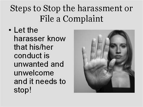 Sexual Harassment In The Workplace Power Point Modified